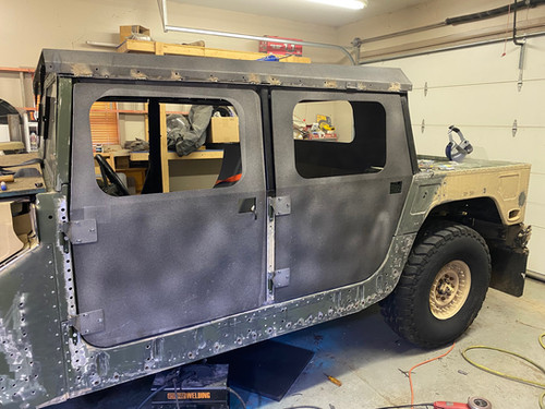 HMMWV DIY Drawings - Hard Top Full Doors NO Panels | IST Laser Engraving