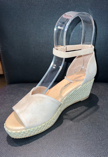 DJANGO AND JULIETTE Slaton Suede/Weave Wedges | Zarifa's Collection