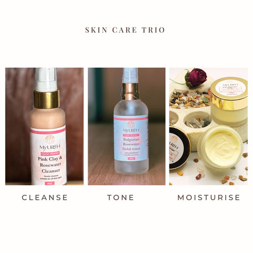 skin care trio for sensitive, dry, mature skin | My Urth