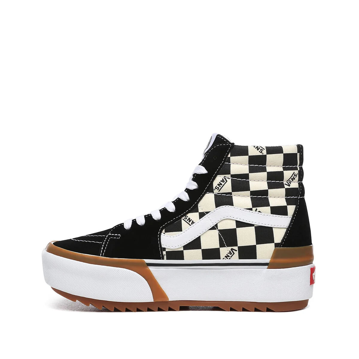 Vans Sk8-Hi Stacked High Top Trainers Checkboard Style | Mzansi Closet