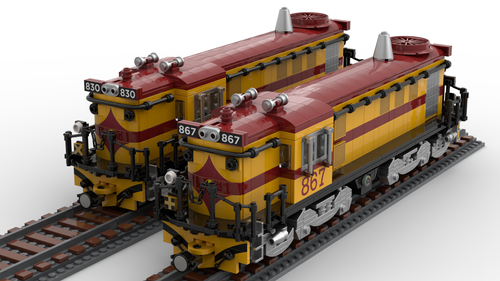 South Australian Railways 830 Class Locomotive | Schmick Bricks