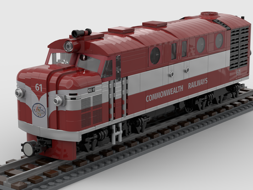 Commonwealth Railways NSU class locomotive | Schmick Bricks