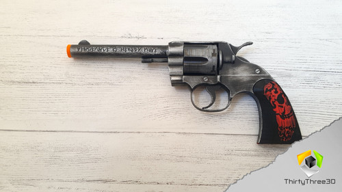 Micah's Revolver RDR2, 3D Printed, Unofficial | ThirtyThree3d