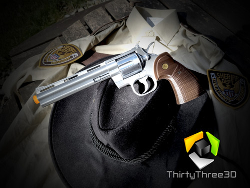 Colt Python 3D Printed | ThirtyThree3d