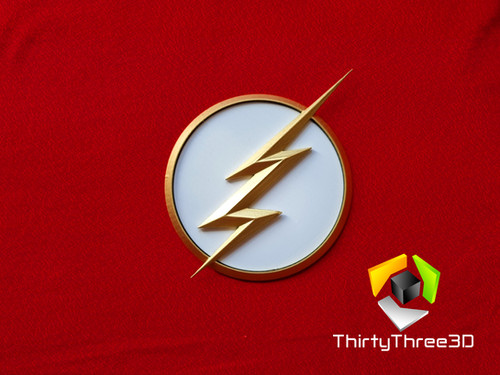 Flash Emblem/Badge, Zoom, Kid Flash, Reverse Flash, 3D Printed ...