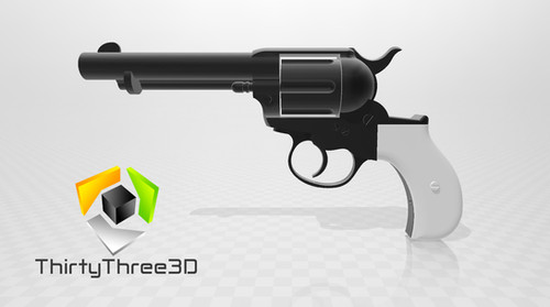 Colt Lightning revolver. | ThirtyThree3d