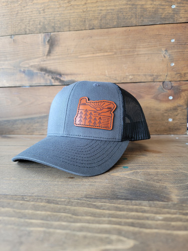Oregon Leather Patch Hats | Ryan's Custom Signs