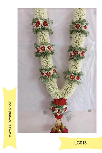 Lily Garland with Davanam Leaves | Sai Flowers Of Ohio