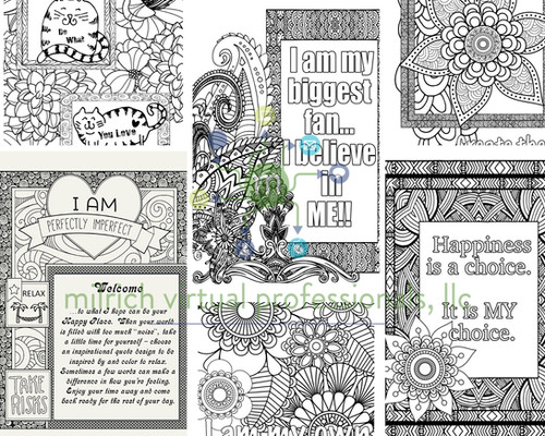 My Happy Place Coloring Book | MVP