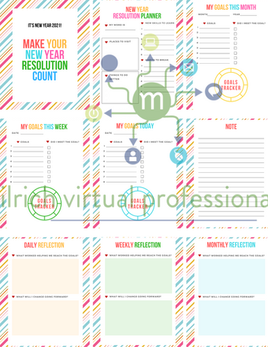 2021 New Year Resolution Journal | MVP