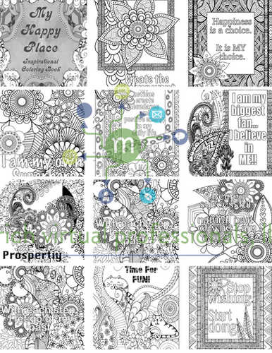 My Happy Place Coloring Journal | MVP