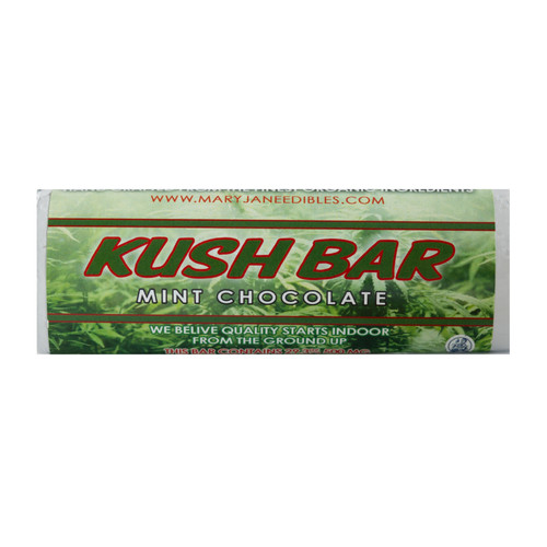 Kush Bar Mint-Chocolate Bar 500mg thc | Organic Living Garde