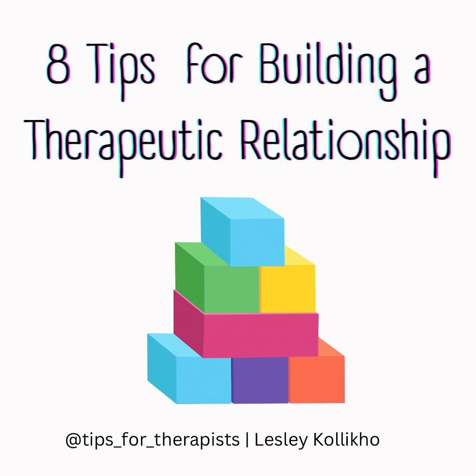 Building the Therapeutic Relationship