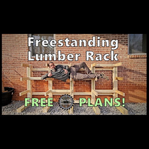 Free Lumber Rack Plans | Overkill Woodcraft