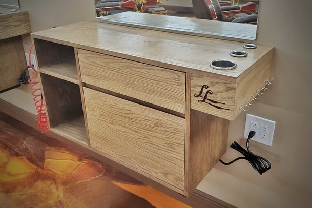 Barber Stations | Overkill Woodcraft