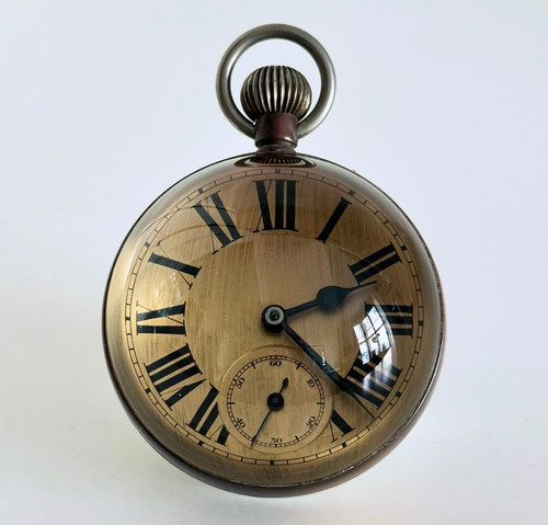 An Edwardian Spherical Glass and Brass Ball Clock, c.1910 | Woodnutt ...