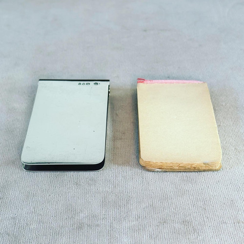 A Victorian Silver Notepad Holder, c.1894 | Woodnutt Antiques