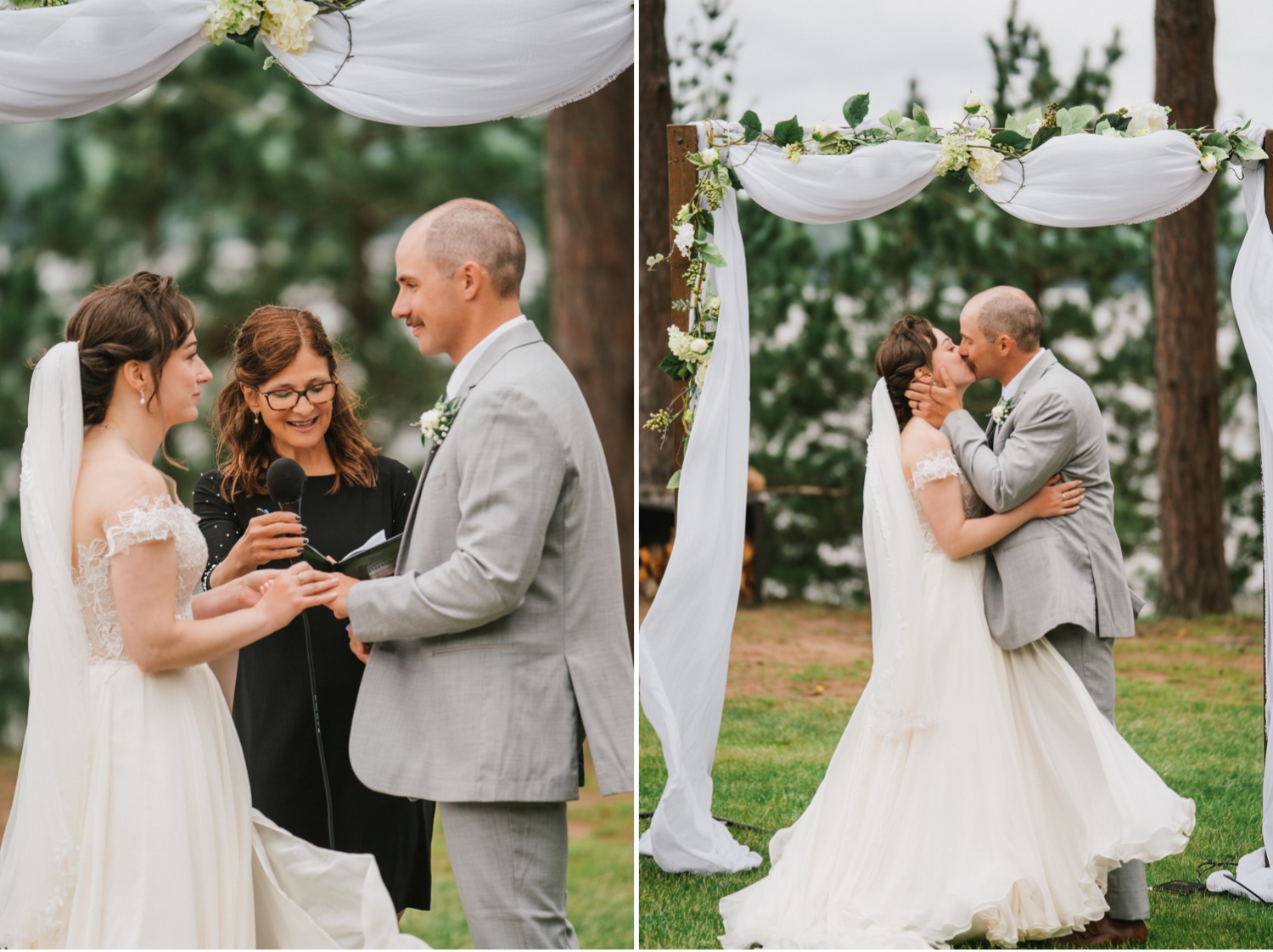 Haley + Zack's wedding day at Eagle Waters Resort