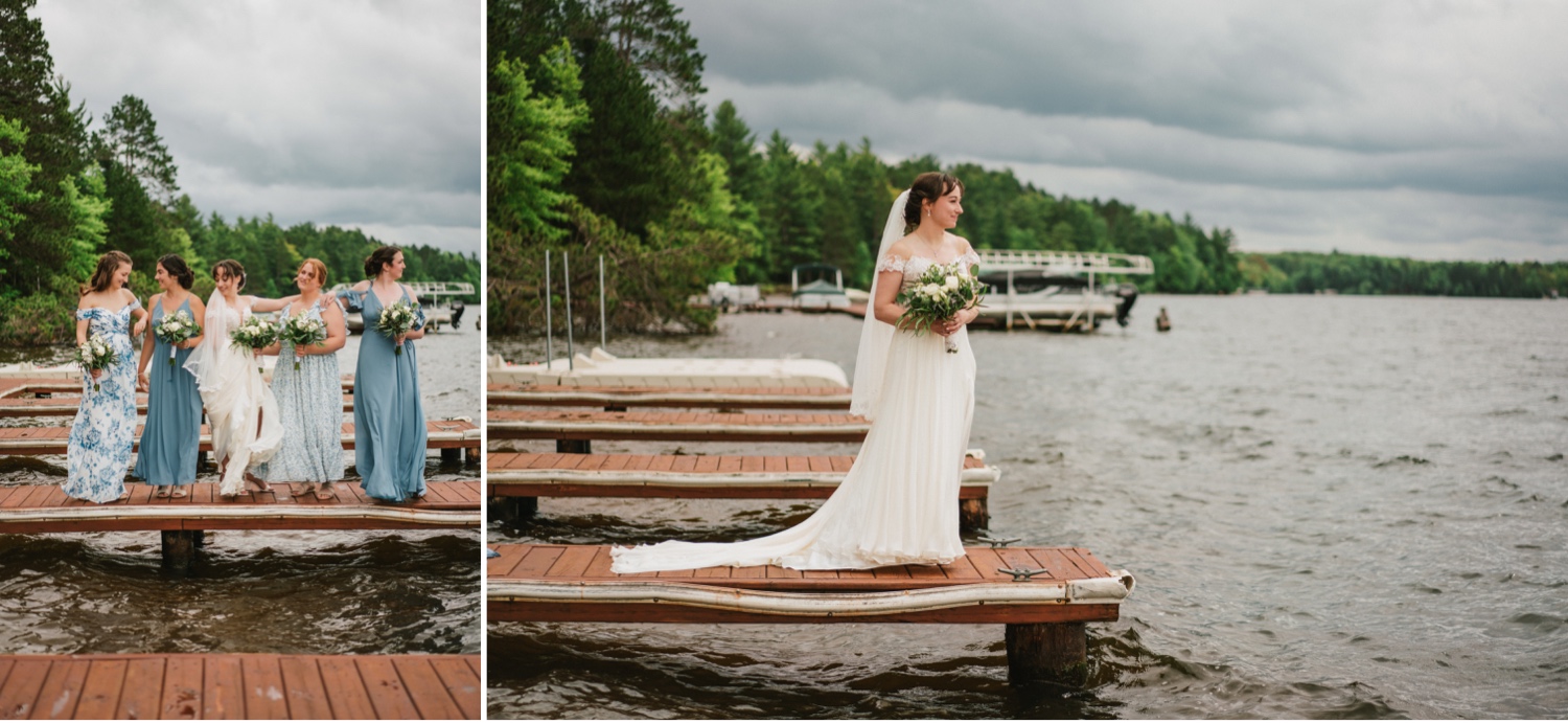 Haley + Zack's wedding day at Eagle Waters Resort