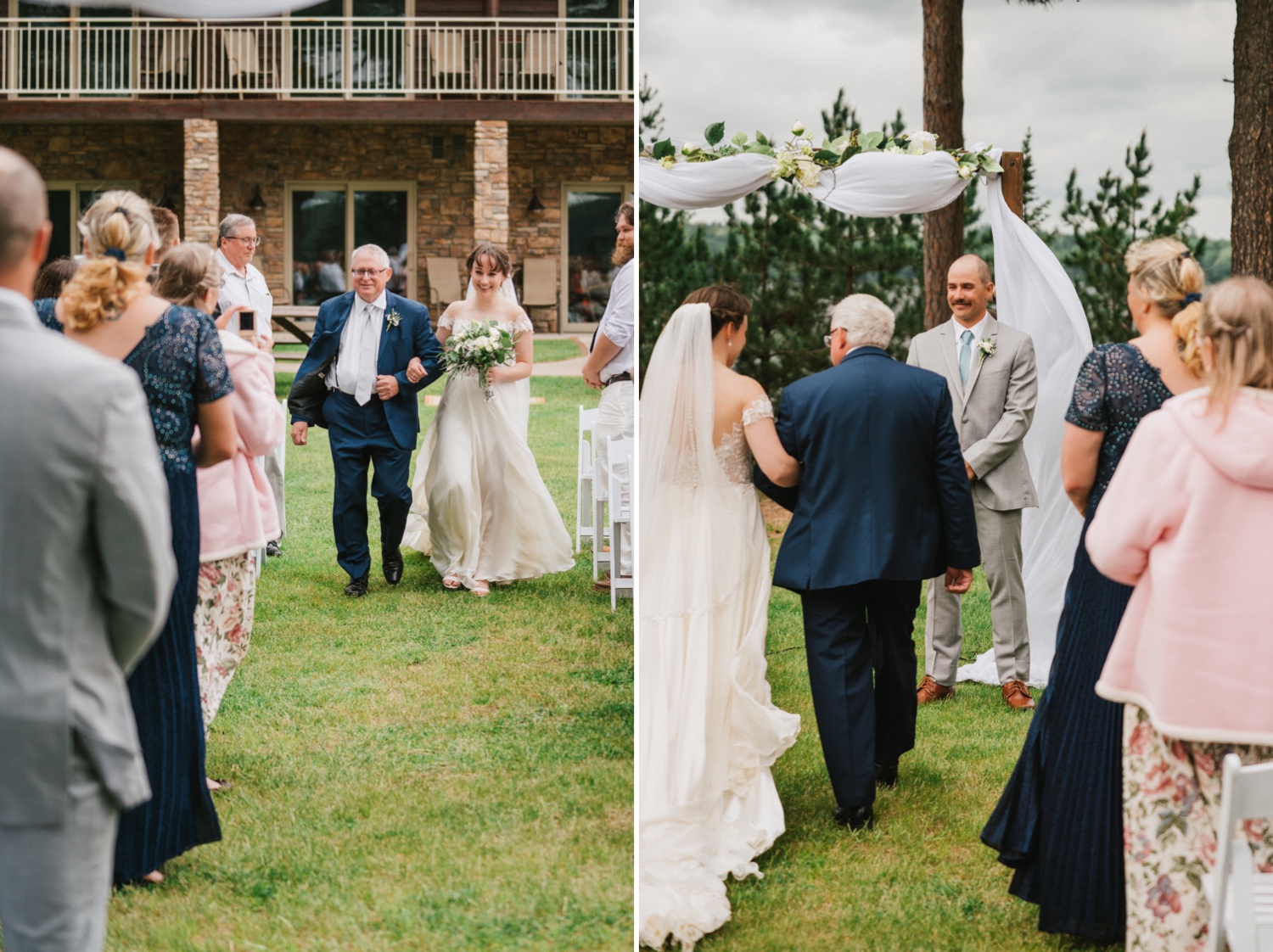 Haley + Zack's wedding day at Eagle Waters Resort
