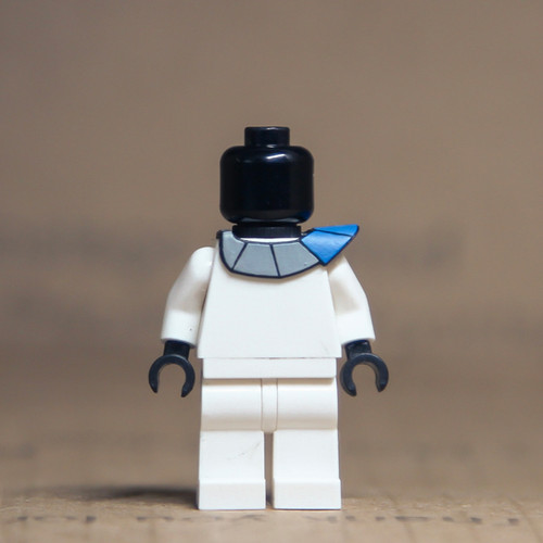 Blue Captain Pauldron | Printech Workshop