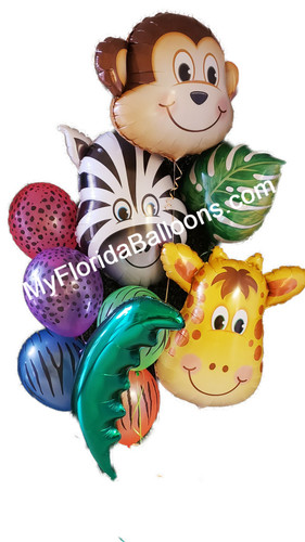 Monkeys and Safari Animal Friends | My Florida Balloons
