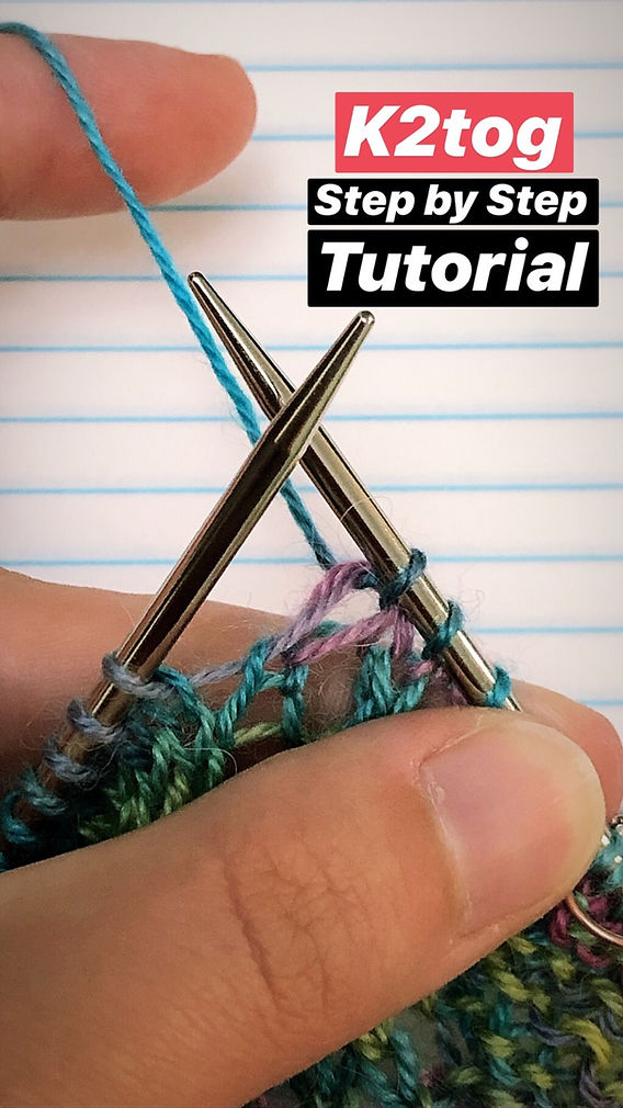 step by step knitting