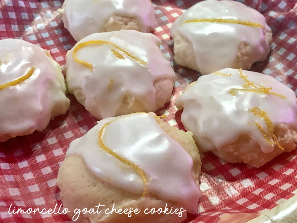 Limoncello Goat Cheese Cookies