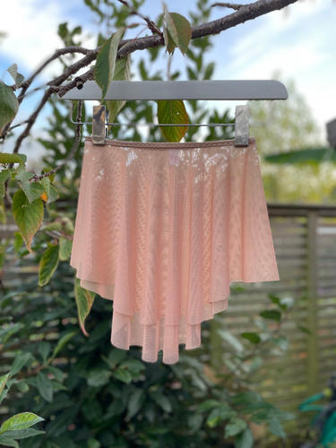 Mesh Swish Pinkish Beige | fredasilk