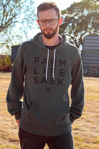 Green Farm Life Sask Bunny Hug | Farm Life Apparel