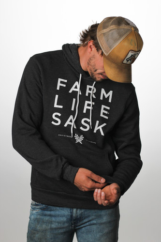Gray Farm Life Sask Bunny Hug | Farm Life Apparel