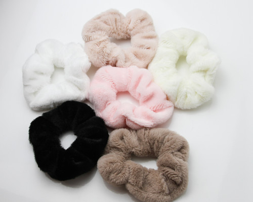 Fuzzy Scrunchies | Sierra & Sage