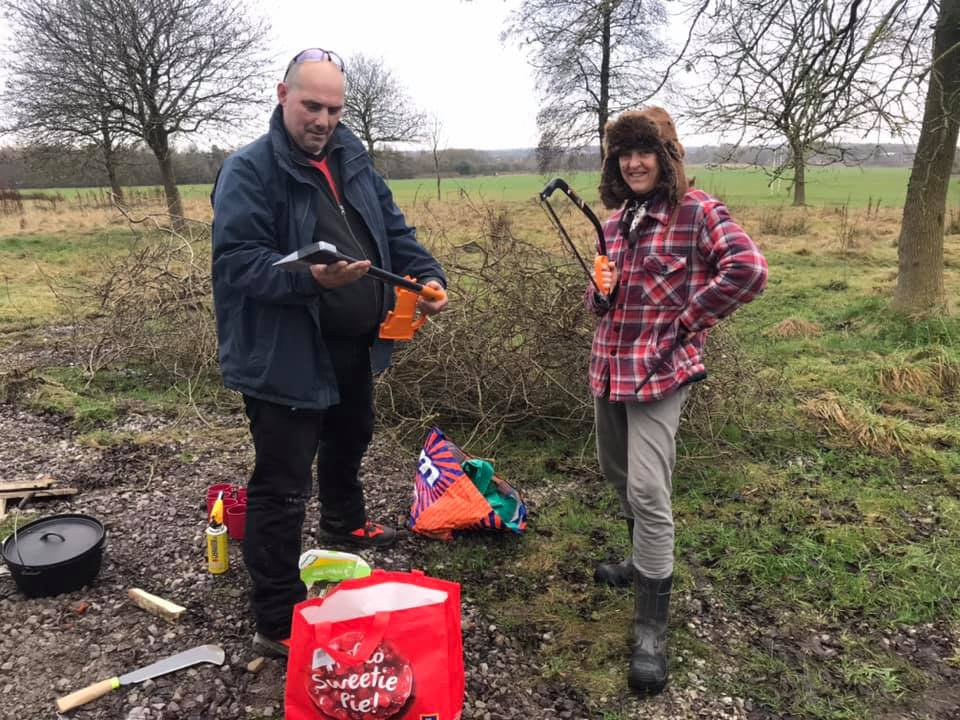 Dragged through a hedge backwards!