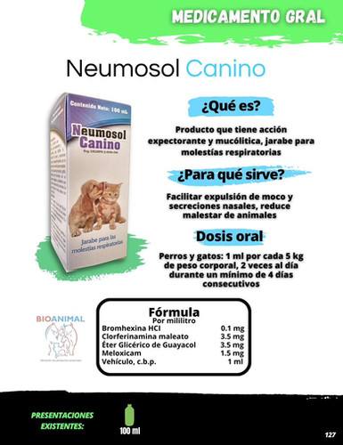Neumosol 100ml. | "El Gallo" accesorio