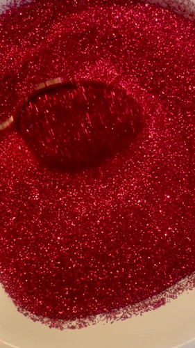 Raspberry Razzle | Peacock Glitter Comp