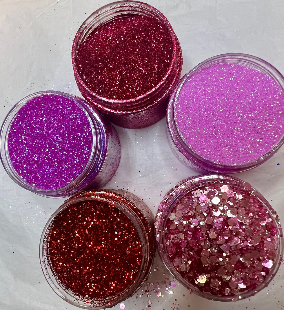 Valentines Day Bundle 1 Peacock Glitter Comp
