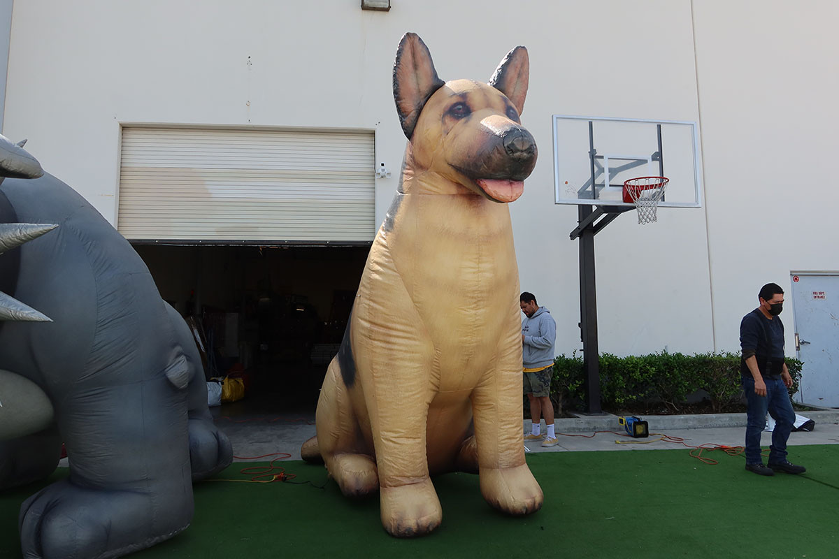 Inflatable German Shepherd