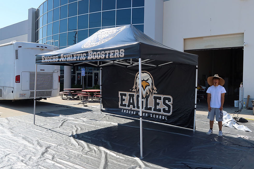 Custom Pop Up Tents: Enochs High School | Los Angeles, CA