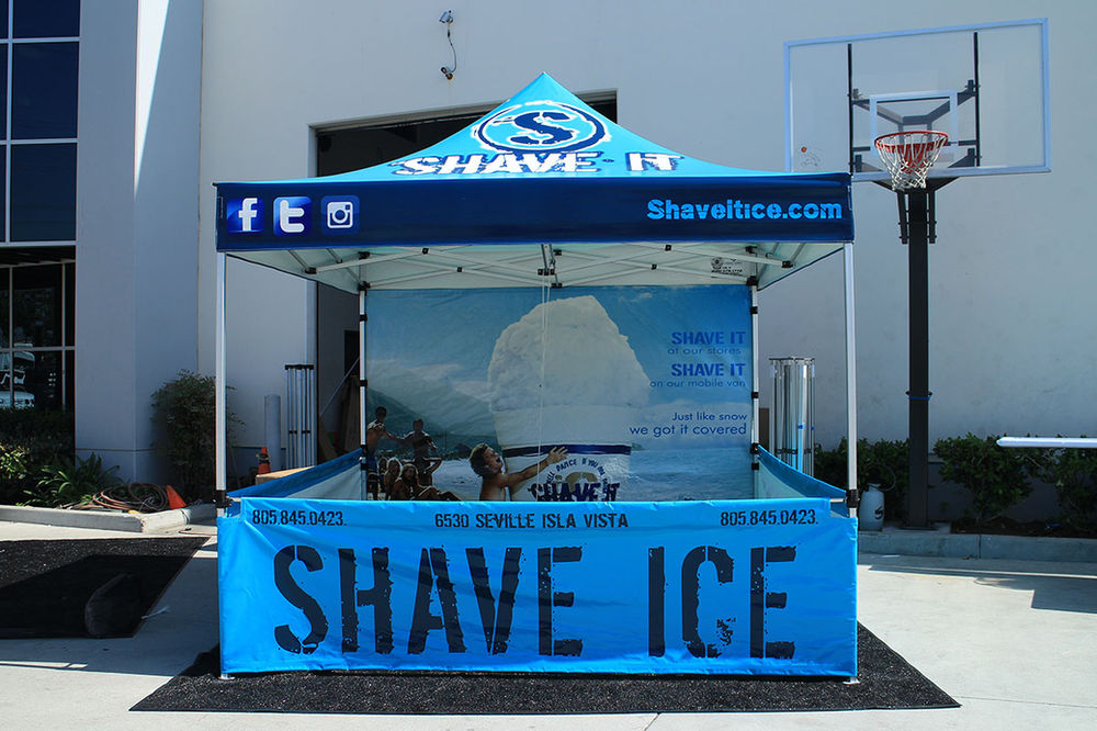 10x10 Shaved Ice Vending Tents | Shave It Norwalk