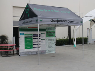 Custom Gable Frame Tents - Tents with Graphics