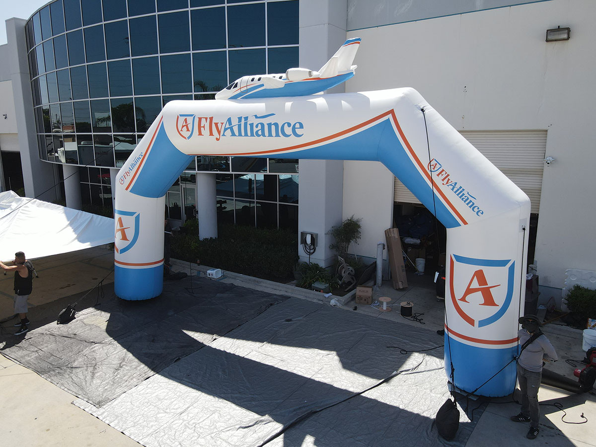 Inflatable Airplane Arch Alliance