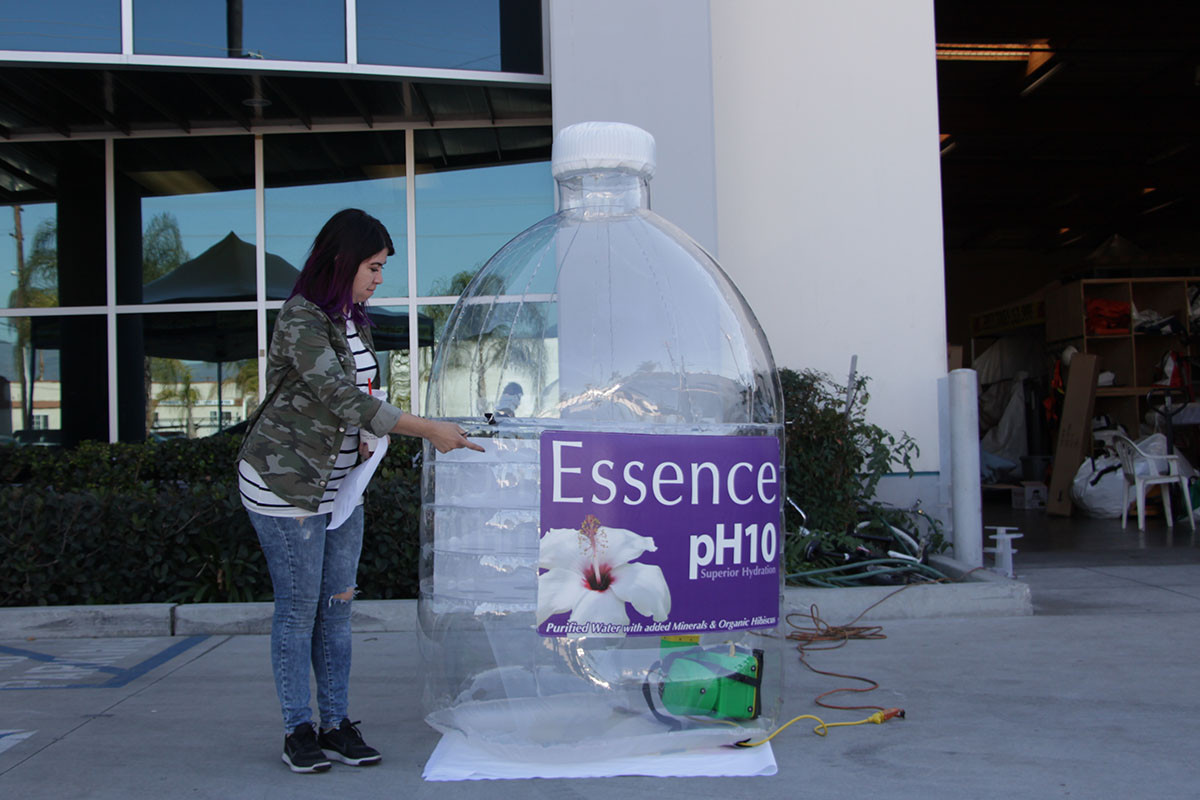 Custom Giant Inflatable Water Bottles