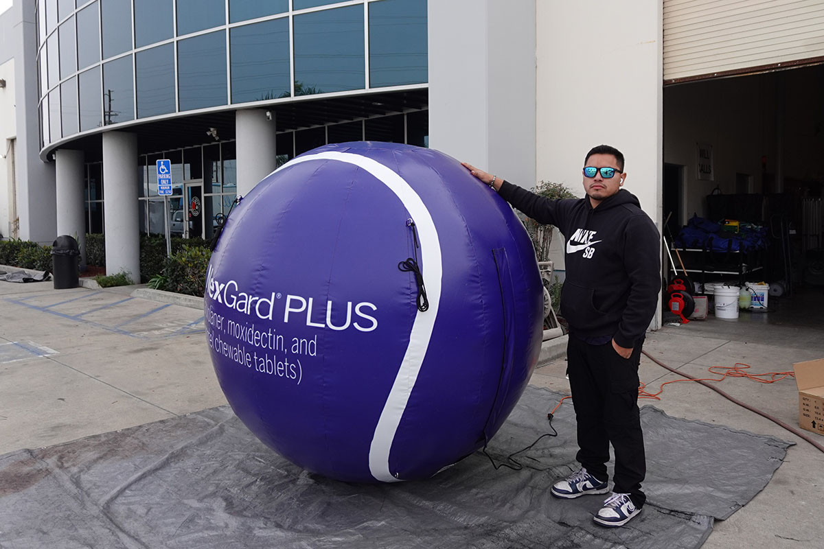 Giant Inflatable Tennis Balls