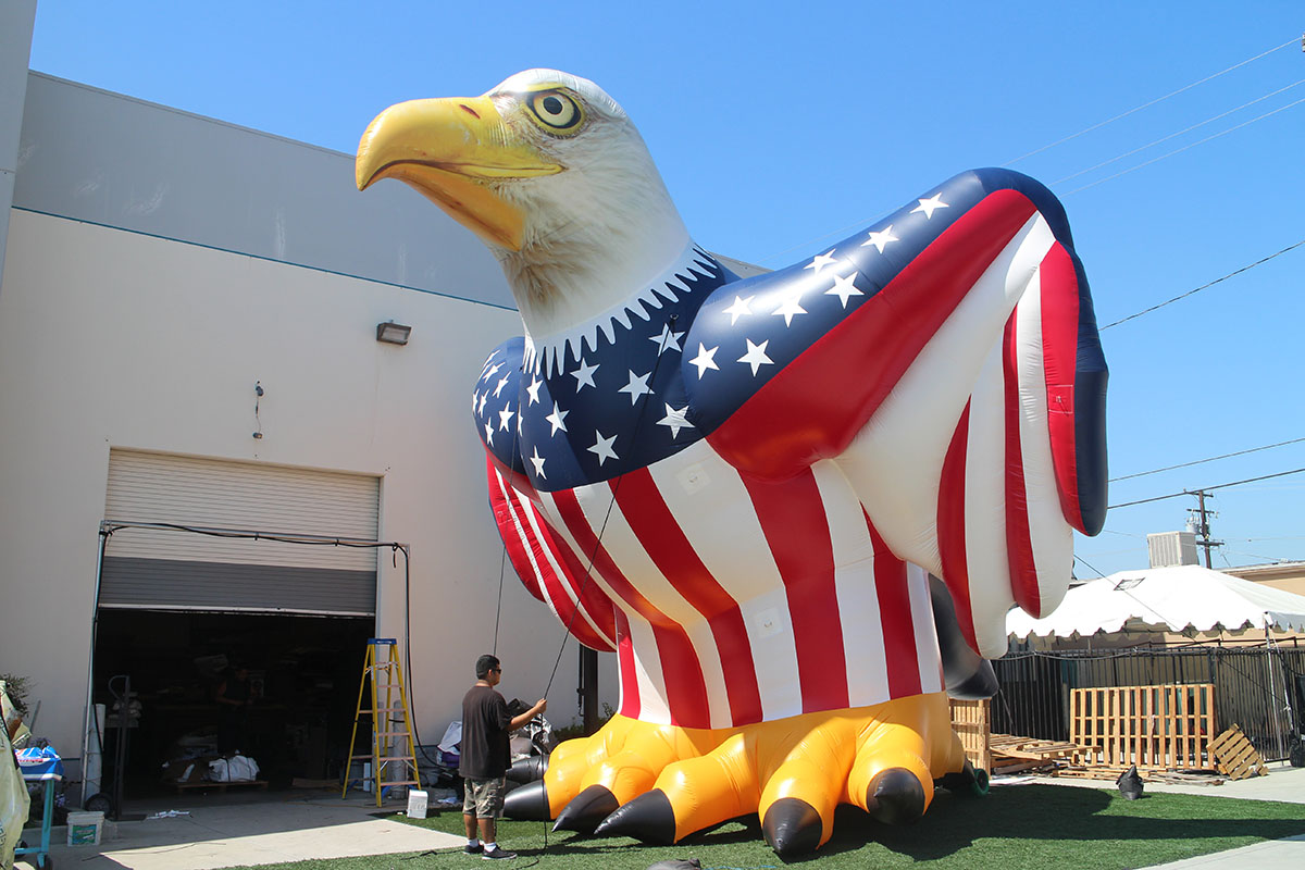 Giant Inflatable Bald Eagles