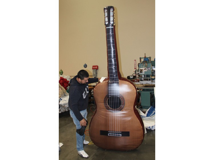 Giant Inflatable Acoustic Guitar | Custom Inflatable Musical Instruments