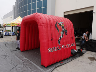 Inflatable Football Tunnels: Entrance, Run Through