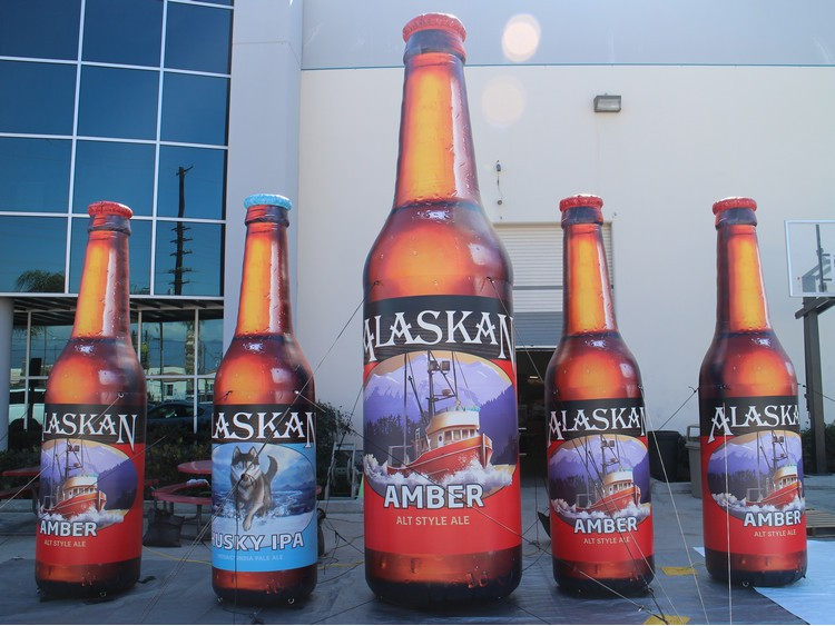 Giant Inflatable Beer Bottles