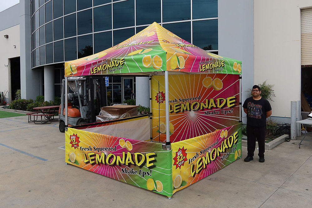 Lemonade Stand Tent | Fresh Squeezed Lemonade Pop Up Tent