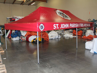 Fire Department Tents - Tents with Graphics
