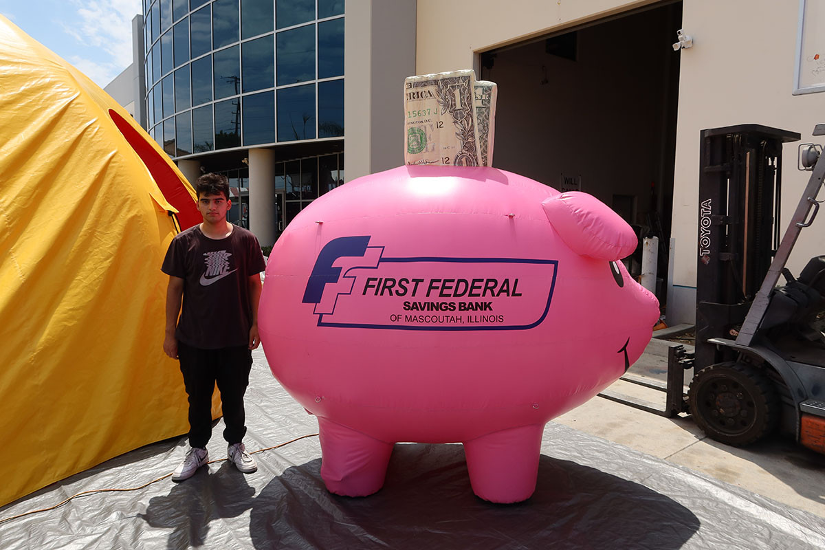 Inflatable Piggy Bank